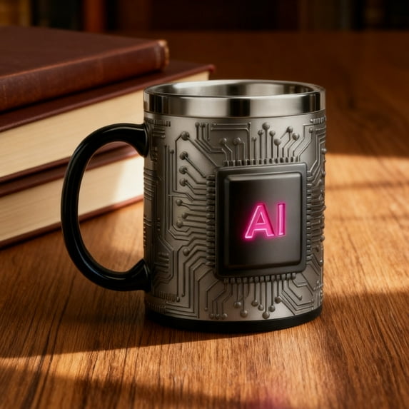 Yannianjz under $5 Stainless Steel Coffee Mug, Creative Technology ...