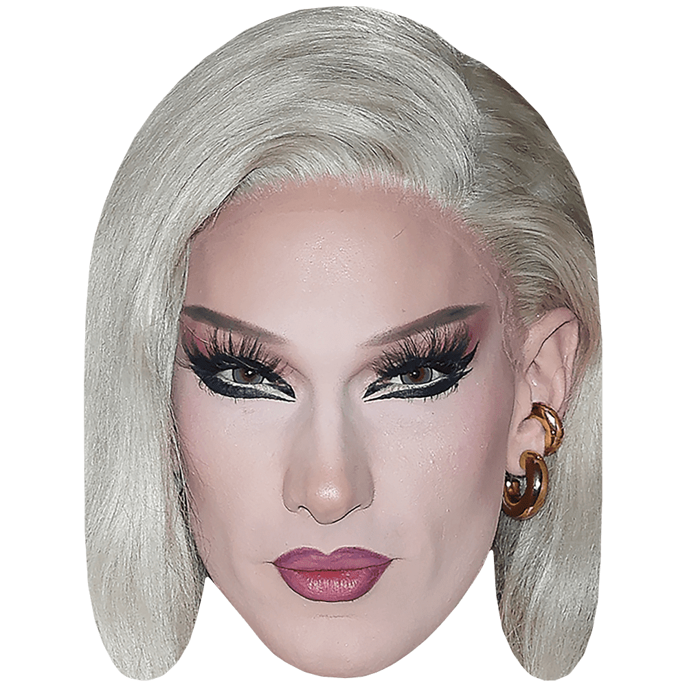 Yannick Martin Androf (Make Up) Celebrity Mask, Flat Card Face, Fancy ...