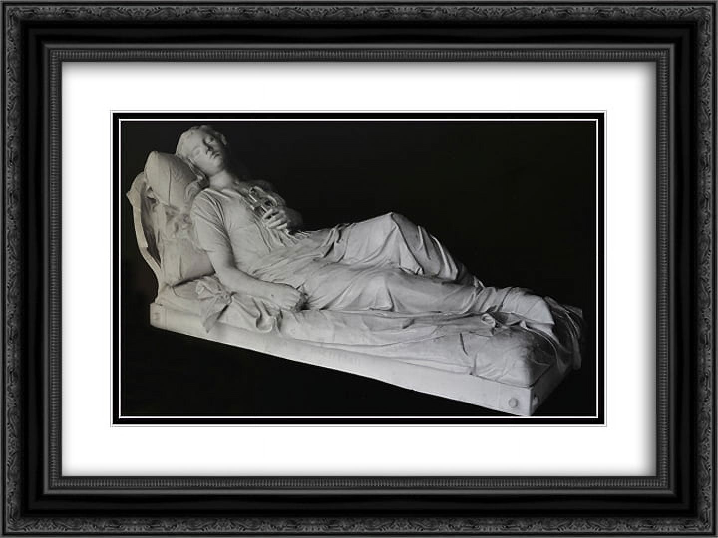 Yannoulis Chalepas 2x Matted 24x18 Black Ornate Framed Art Print ...