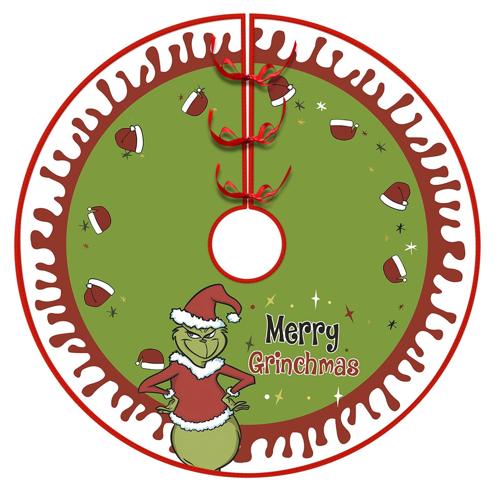 Yanxiao Grinch Christmas Tree Skirts 30", Grinch Christmas Tree ...