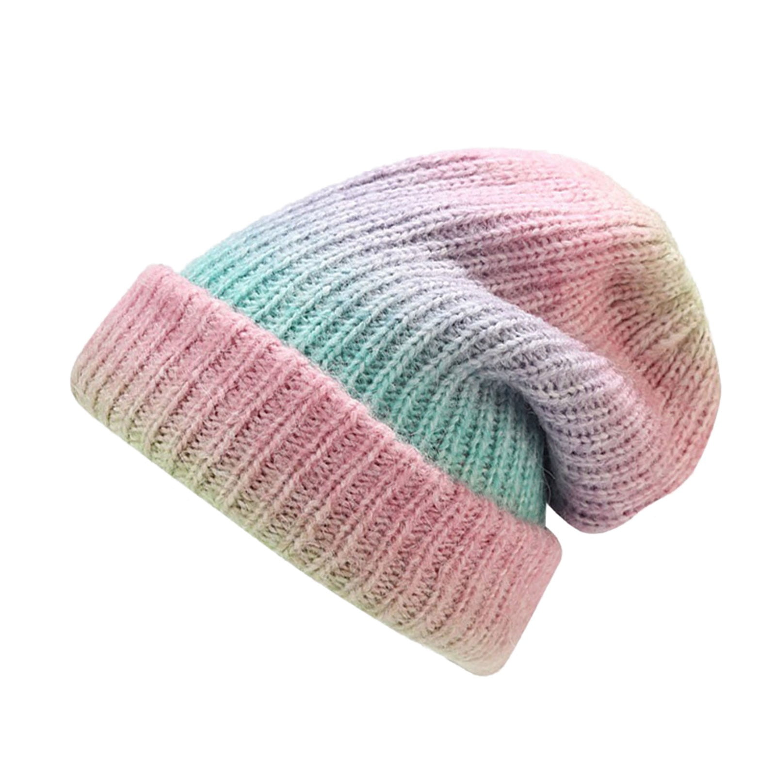 Yanyanz Berets Hat for Women, Hat Warm Chunky Cable Knit Hats Soft ...