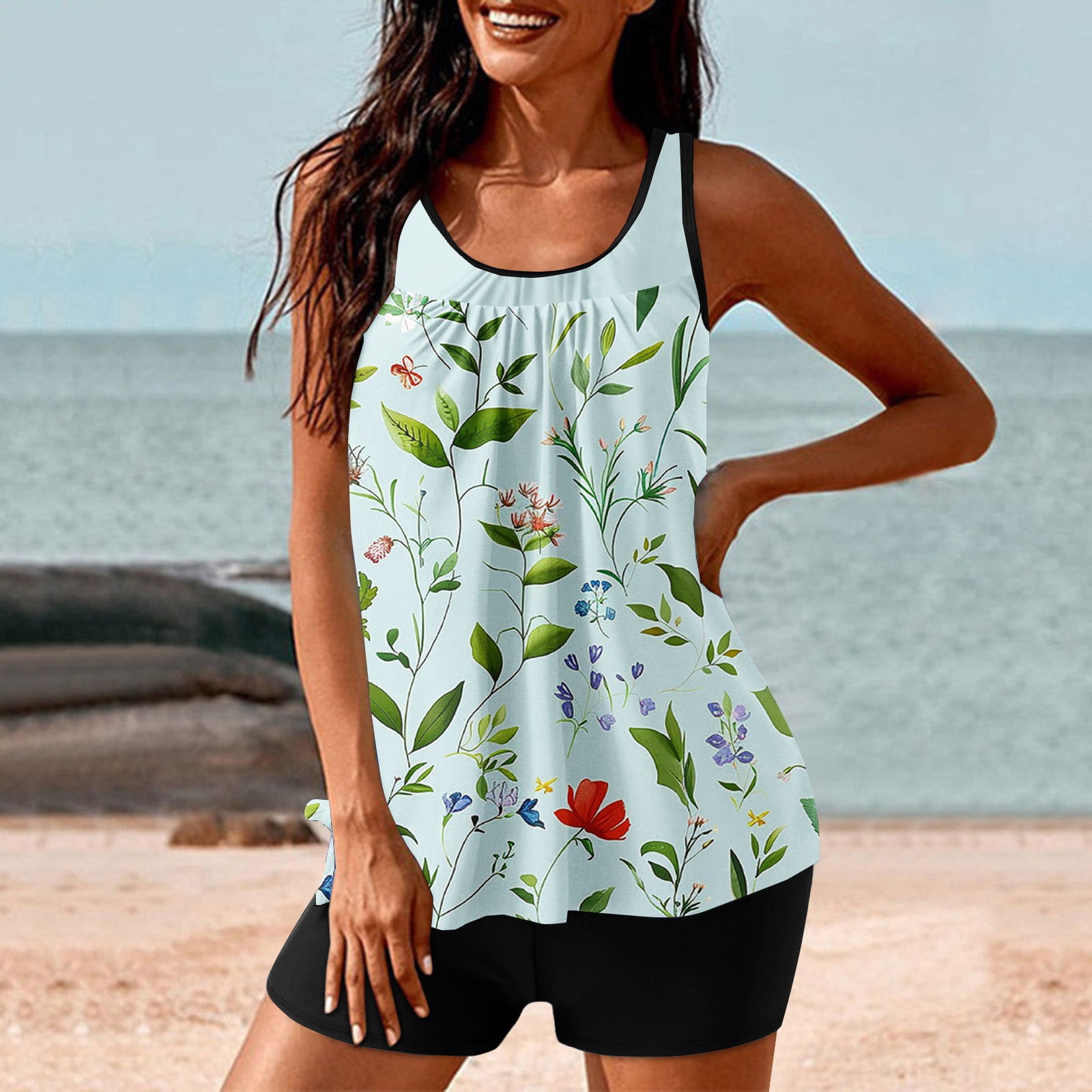 Yanyanz Swim Suits for Women 2025, Women's Spring/Summer Floral Print ...