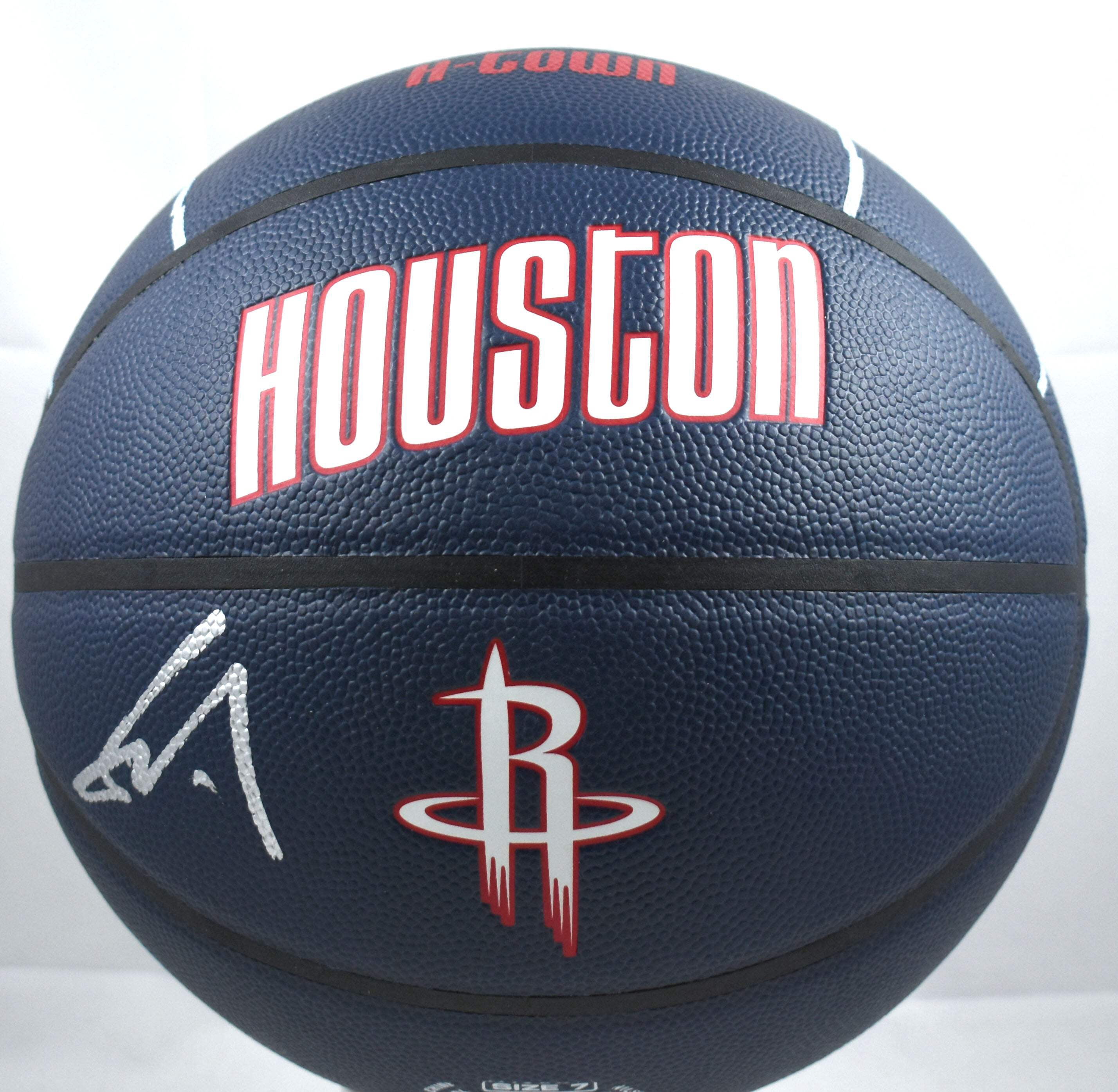 Yao Ming Signed NBA Rockets City Edition Wilson Basketball - Beckett W ...