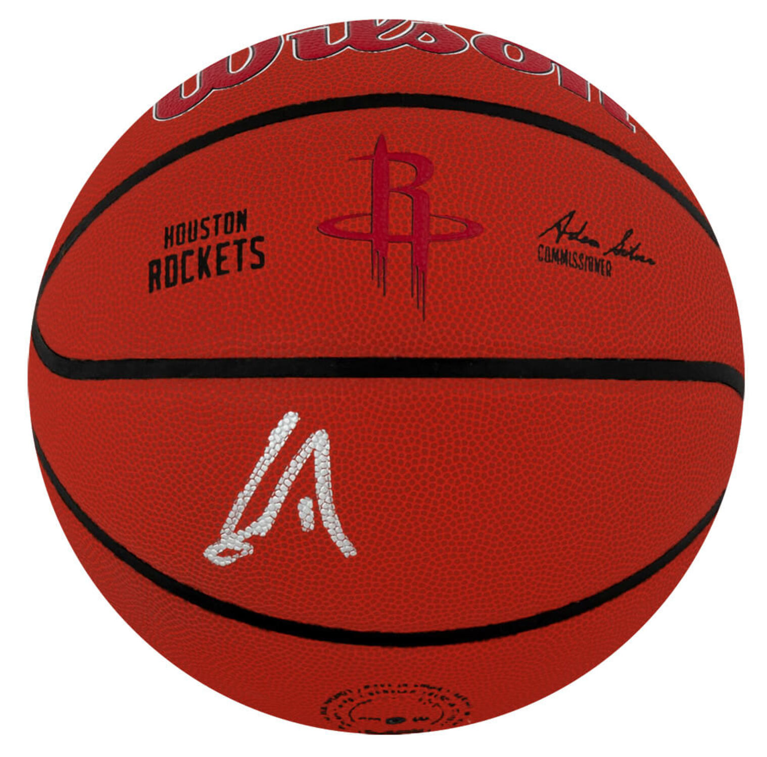 Yao Ming Signed Wilson Houston Rockets Logo NBA Basketball - Walmart.com