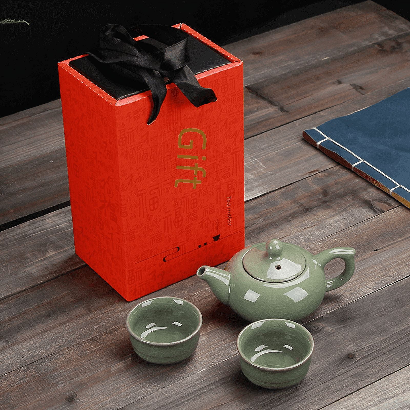 Yao Ru kiln gift box tea set company activities with hand gift annual ...