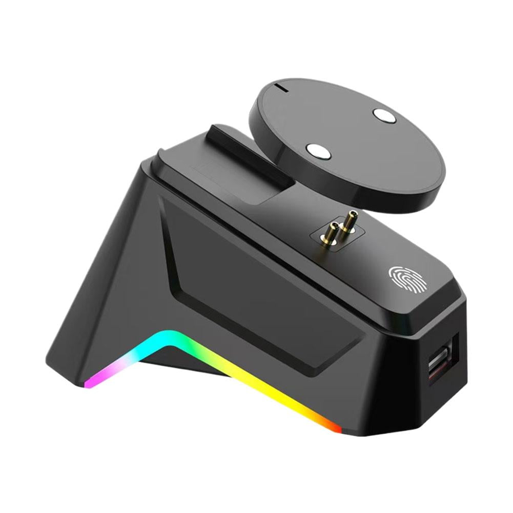 YaoHuan Wireless Magnetic Mouse Charging Dock with RGB Light ...