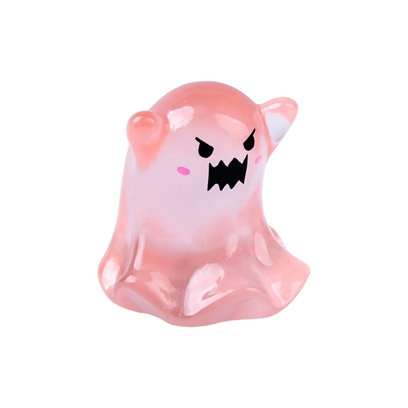 YaoZQ 1-Pack Mini Glow in The Dark Ghost Figurine. A Tiny, Cute Resin ...