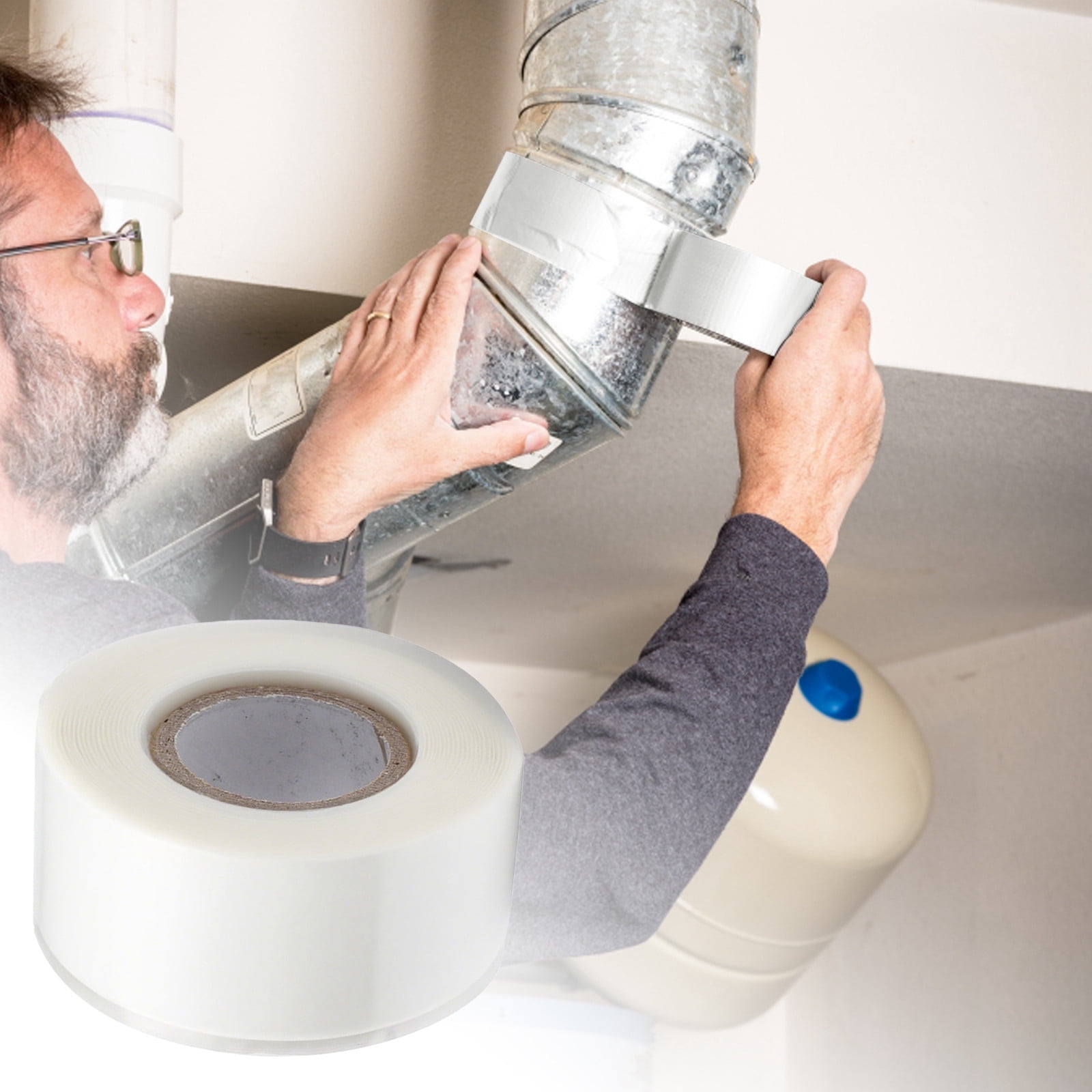 YaoZQ 1-Roll Self Fusing Silicone Tape (1"x10'). A Waterproof, Rubber ...