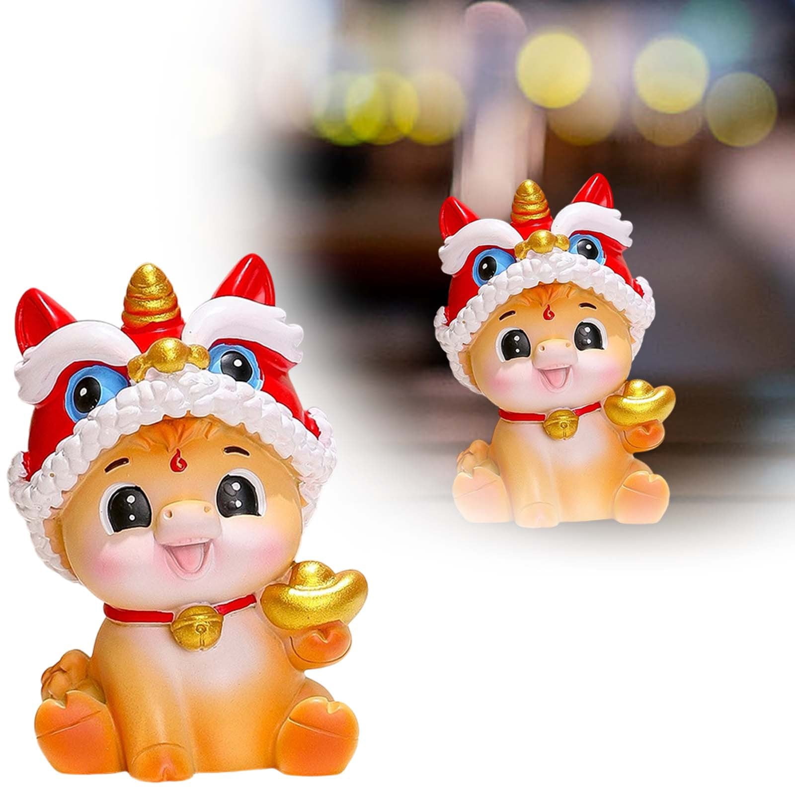YaoZQ 2026 Spring Festival Statue, 3.1 in Resin Auspicious Cloud Lucky ...