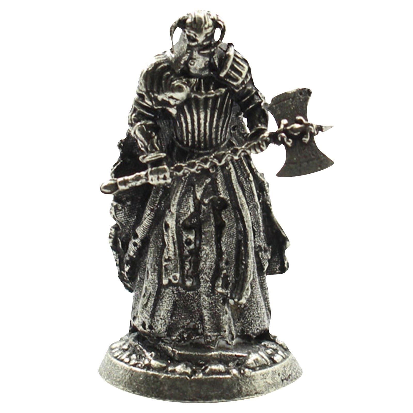 YaoZQ Barbarian Warrior Miniature Viking Executioner Copper Figurine ...