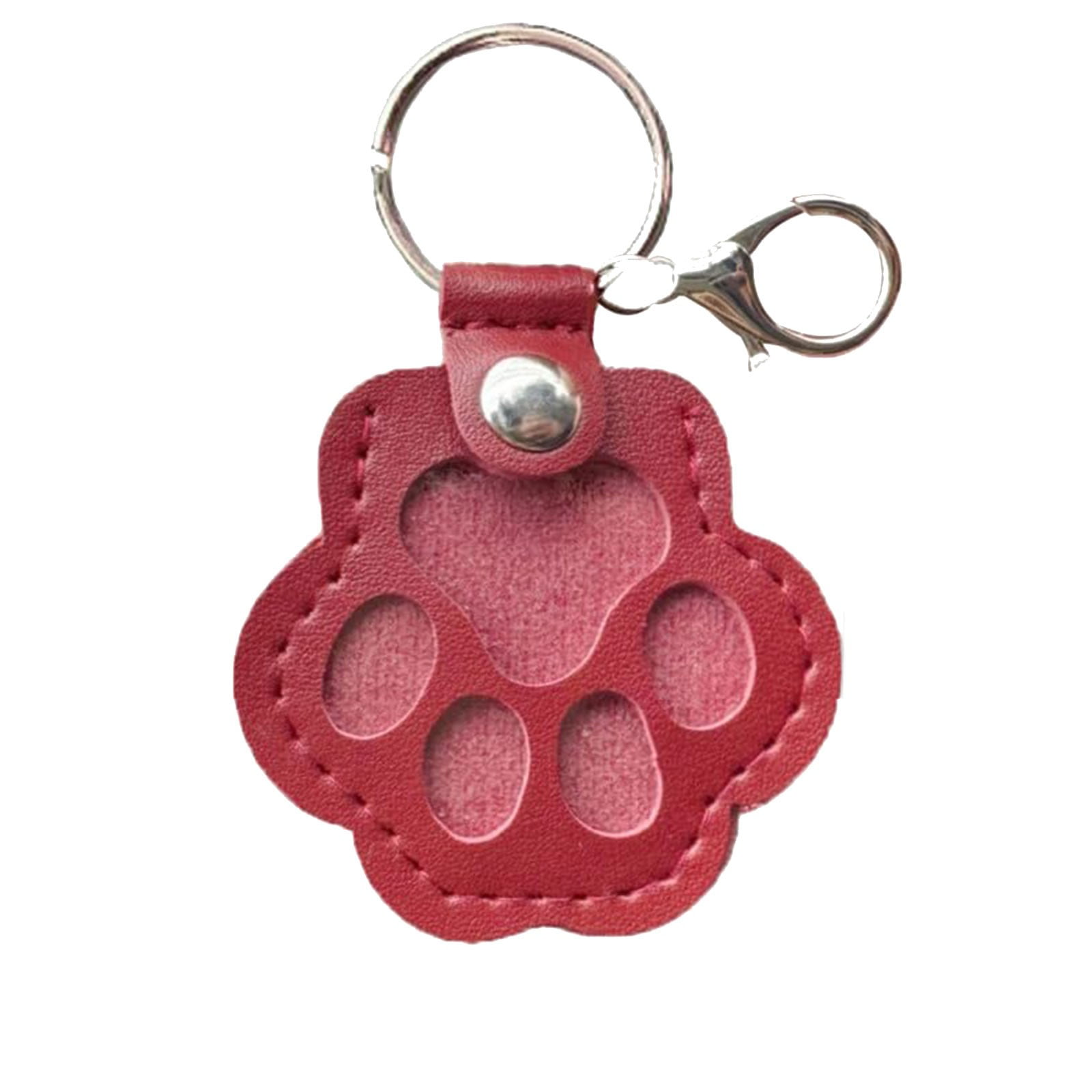 YaoZQ Pet Memorial Keychain. Paw Print Keepsake For Loss Of Pet ...