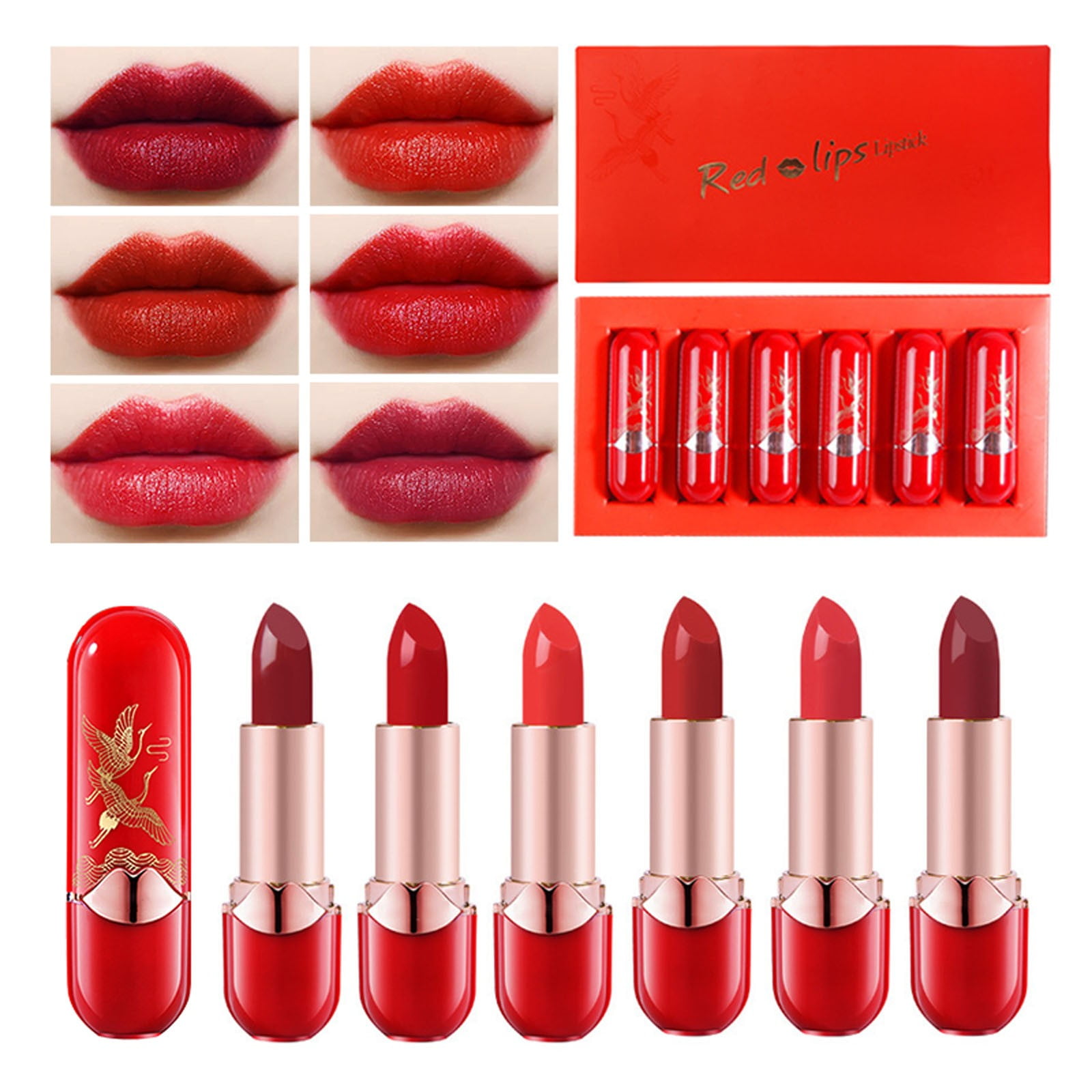 Yaoflower Lipstick Small Light Tube Temperature Changing Lipstick Long ...