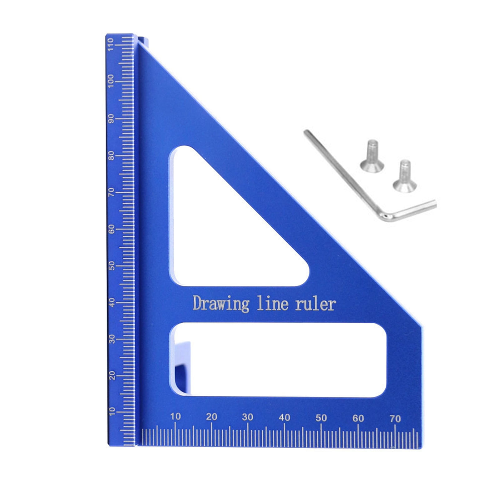 Yaojika Angle Ruler Multi-angle Measuring Ruler Compact Design Portable ...
