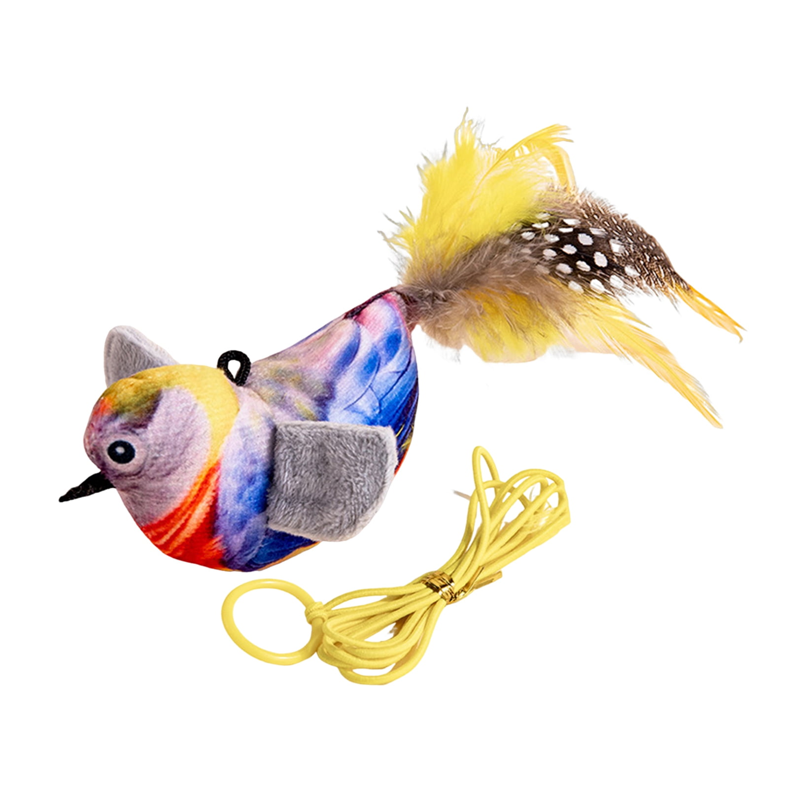 Yaojika Vibration-sensing Cat Toy Chirping Cat Toy Plush with Vibration ...
