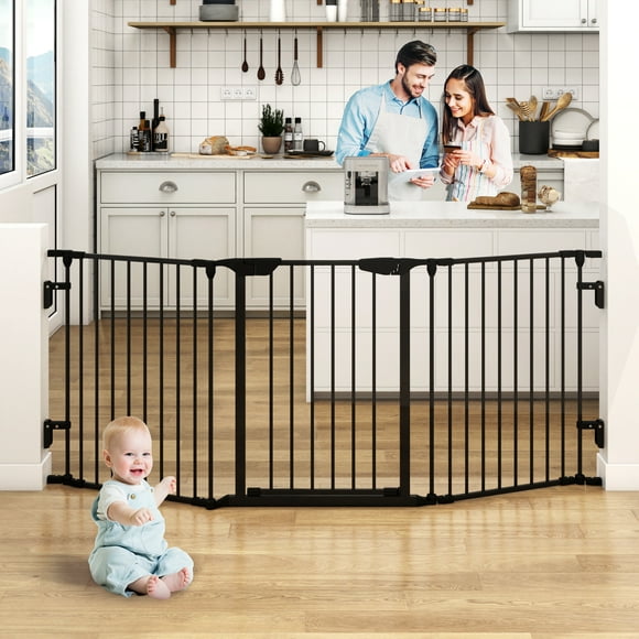 Baby Gate Black Metal