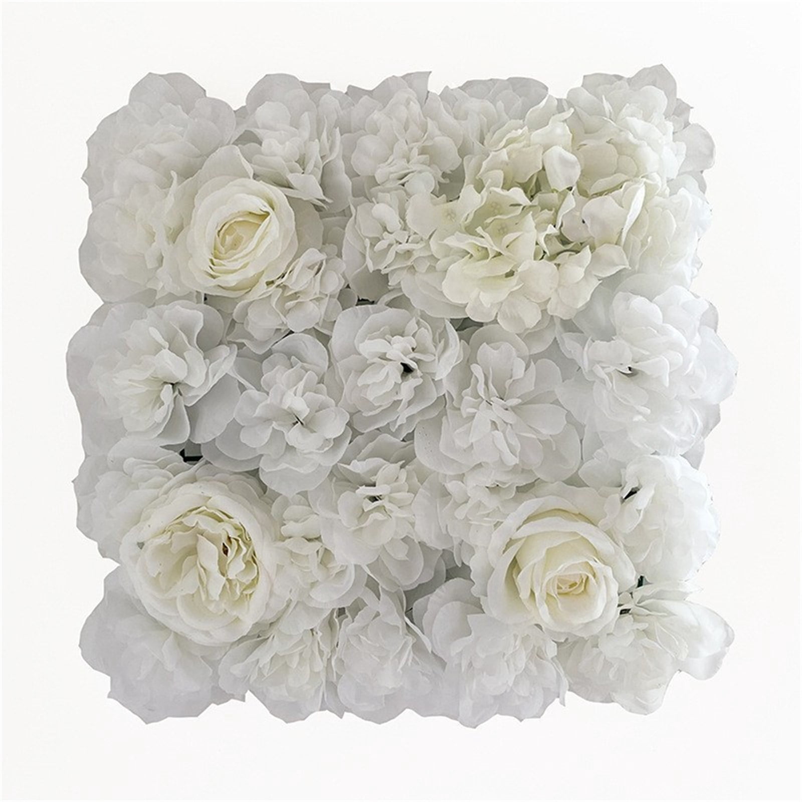 Yaoyar 3D Flowers Wall Panels Artificial Flower Wall Background Silk ...