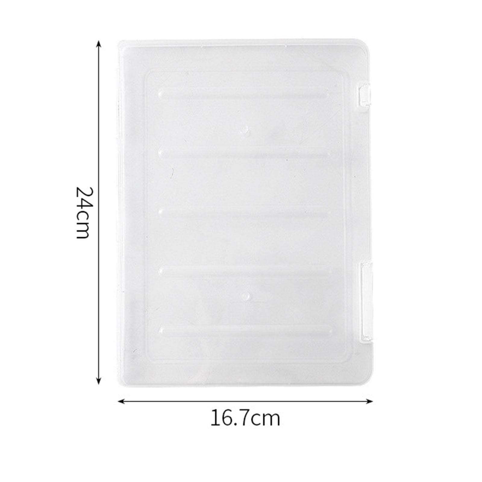 Yaoyar A4 File Box Clear Portable Project Case for Plastic Folder ...