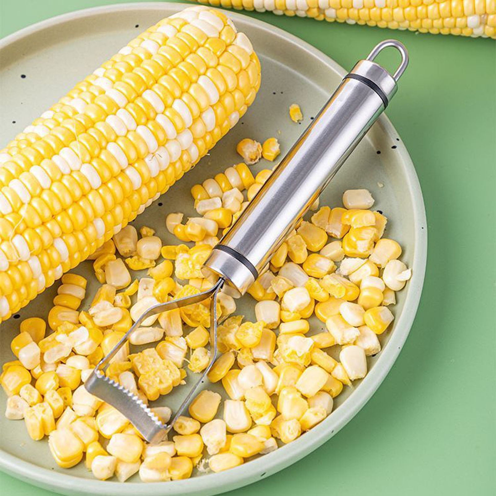 Yaoyar Corn Scraper Stainless Steel Corn Peeler Remover Cob Planer ...
