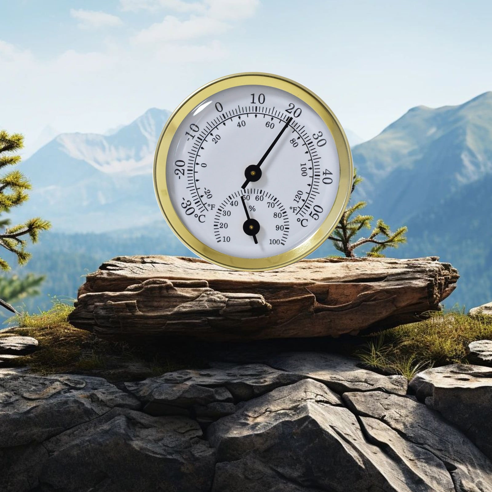 Yaoyar Dial Thermometer, Dial Type Indoor Thermometer Hygrometer ...