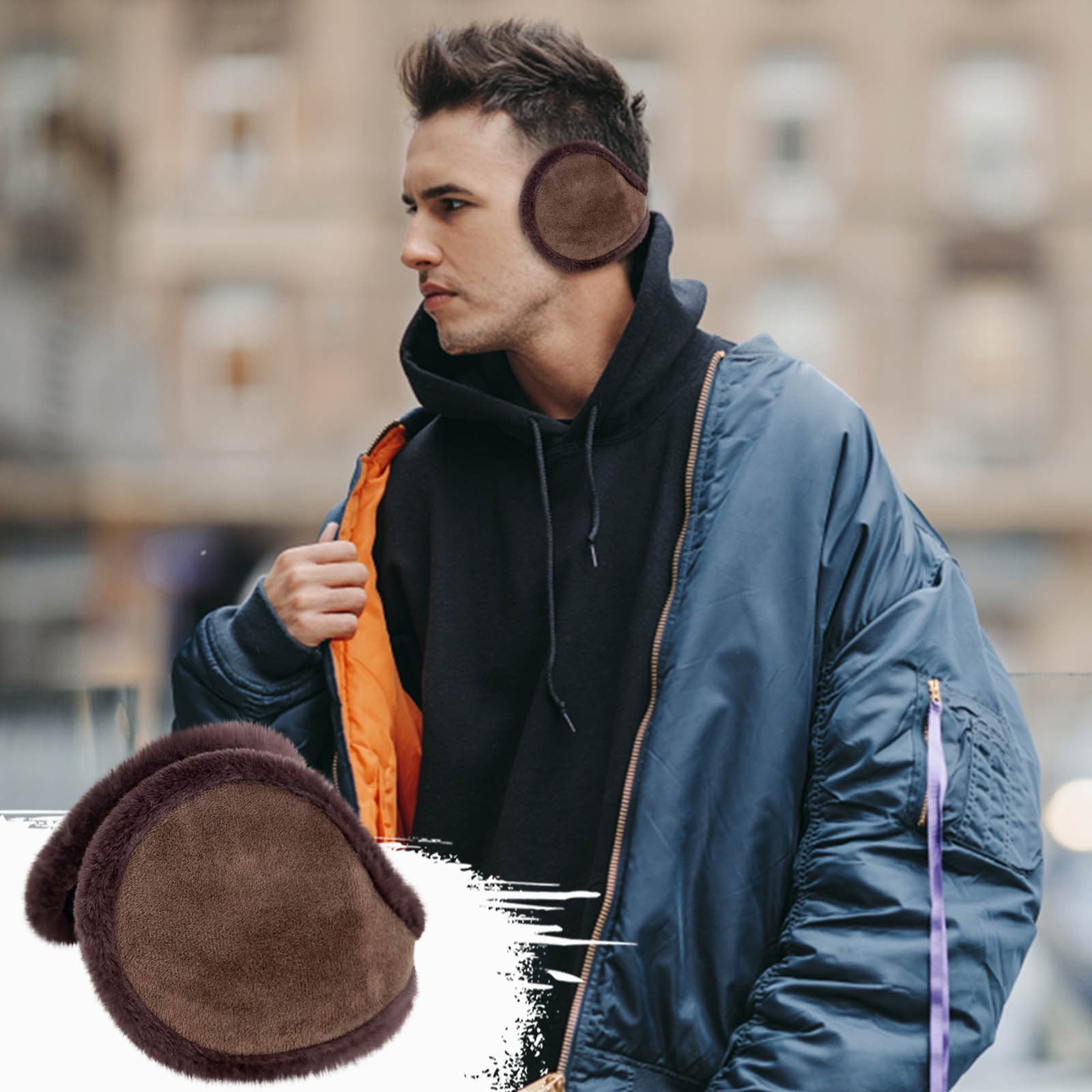 Yaoyar Ear Muffs Winter Women Men Unisex，Adjustable Soft Warm Ear ...