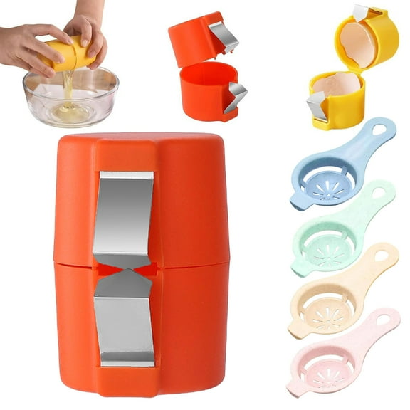 EDHITNR Egg Separator, Portable Kitchen Egg Opener Accessories, Egg ...