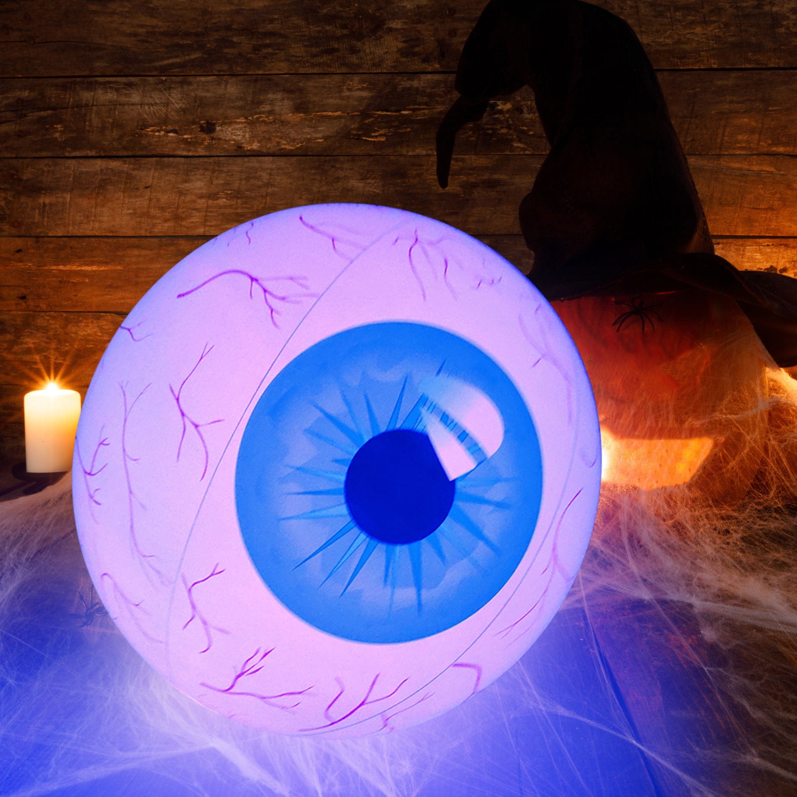 Yaoyar Halloween Inflatable Eyeball Halloween Huge Glowing Inflatable ...