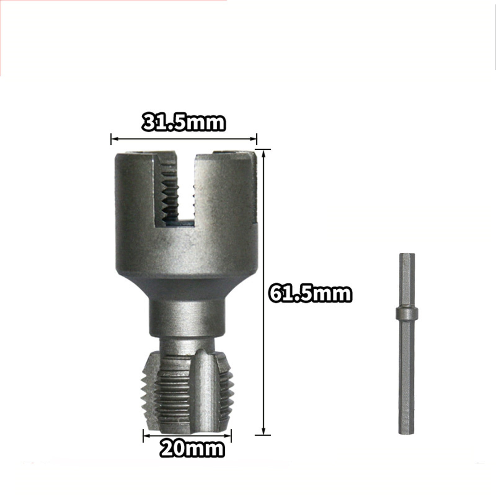 Yaoyar Internal & External Pipe Threading Tool, Electric Drill Compatible PVC Pipe Threader Kit ...