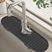 Viadha Silicone Sink Faucet Mat Sink Splashing Guard Draining Pad ...
