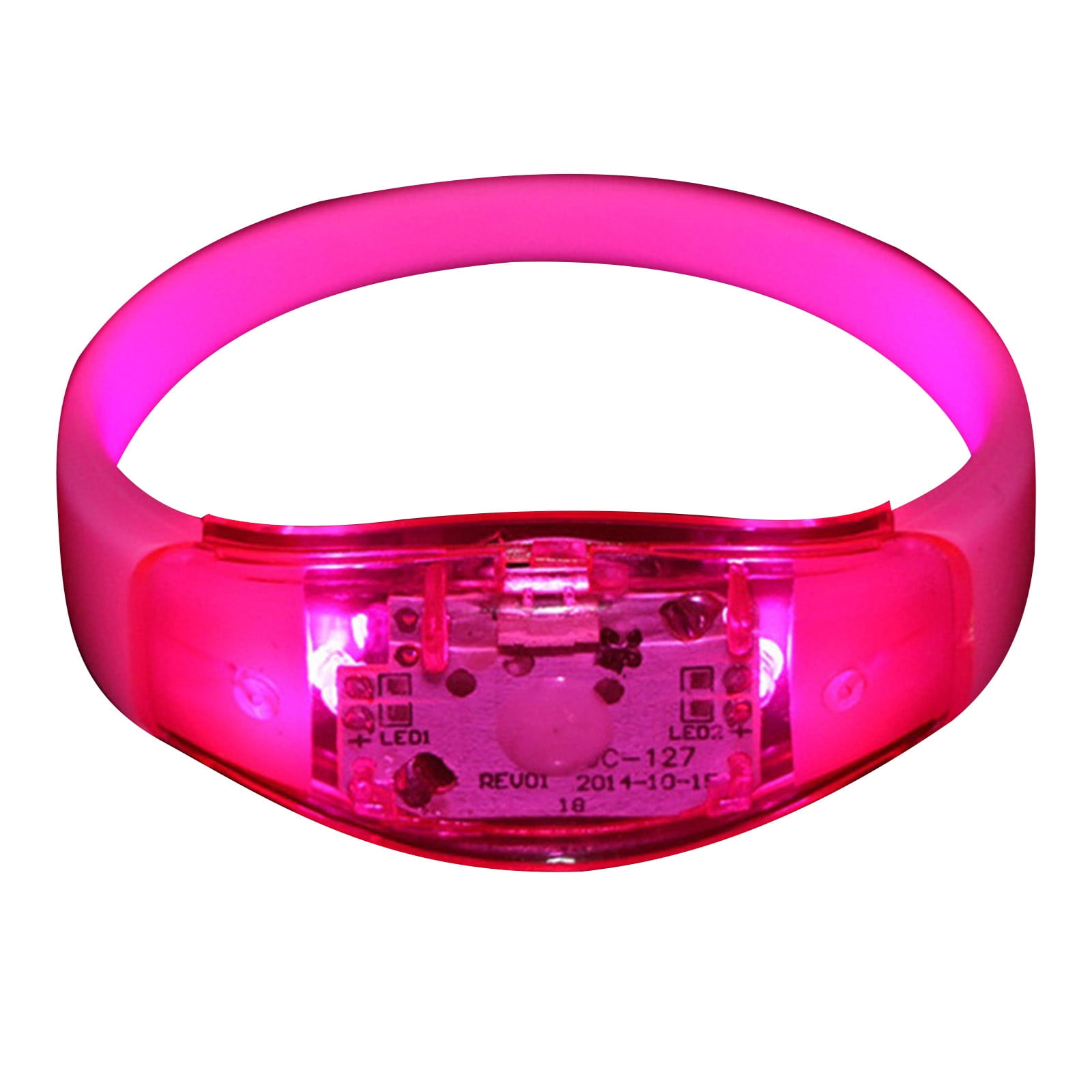 Yaoyar LED Light Up Bracelets, Flashing Sports In The Dark Party ...