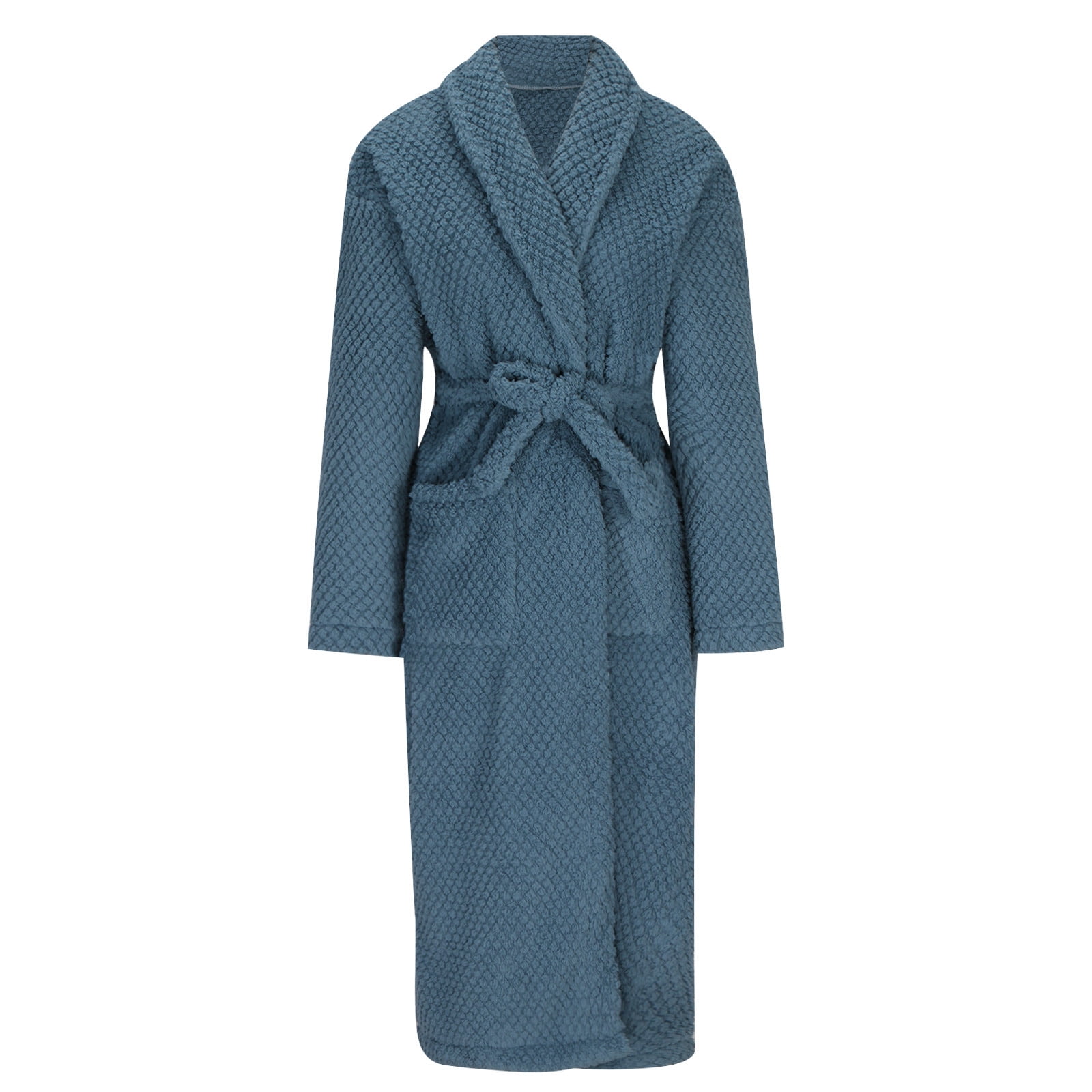 Yaoyar Long Bathrobe With Belt Pocket for Women and Men Cozy Super Soft ...
