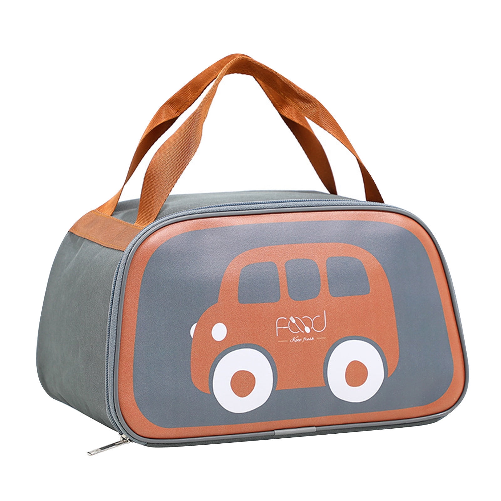 Yaoyar Lunch Bag, Cartoon Car Insulated Lunch Box Durable Lunch Tote ...