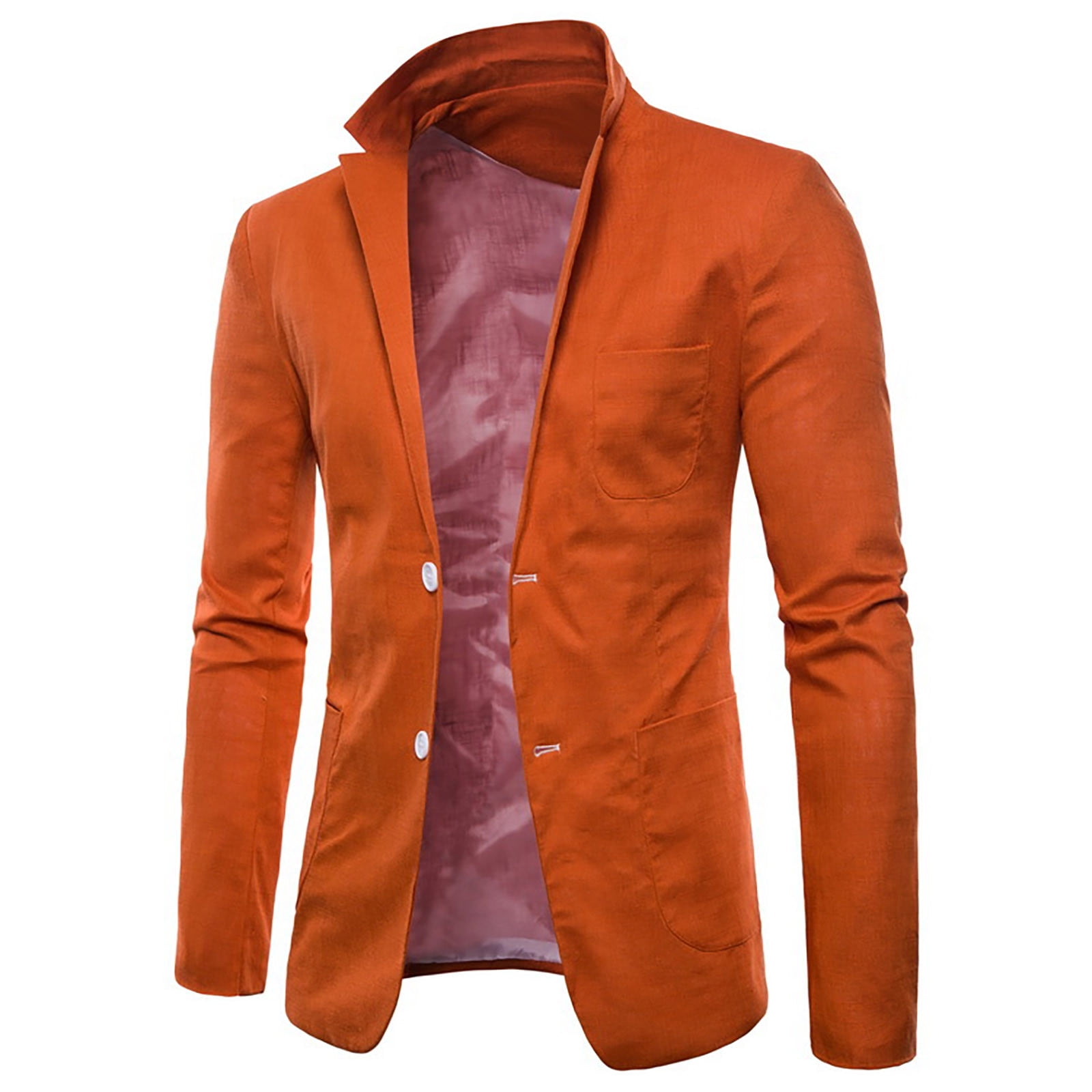 Yaoyar Men's Blazer Casual Slim Fit Sport Coats Single Rows Two Button ...