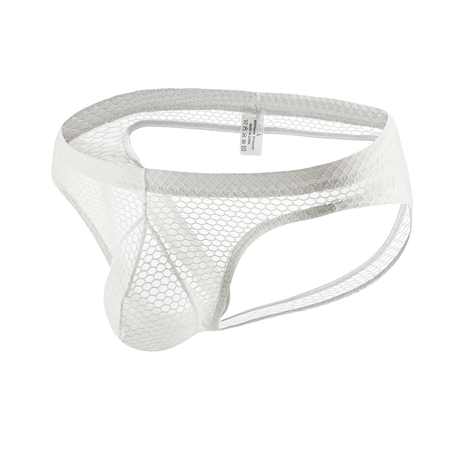 Yaoyar Men's Sexy Panties Jockstrap Breathable Underwear Mesh Jock ...