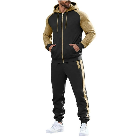 Yaoyar Mens Solid Color Sport Warm Fashion Casual Elastic Waist ...