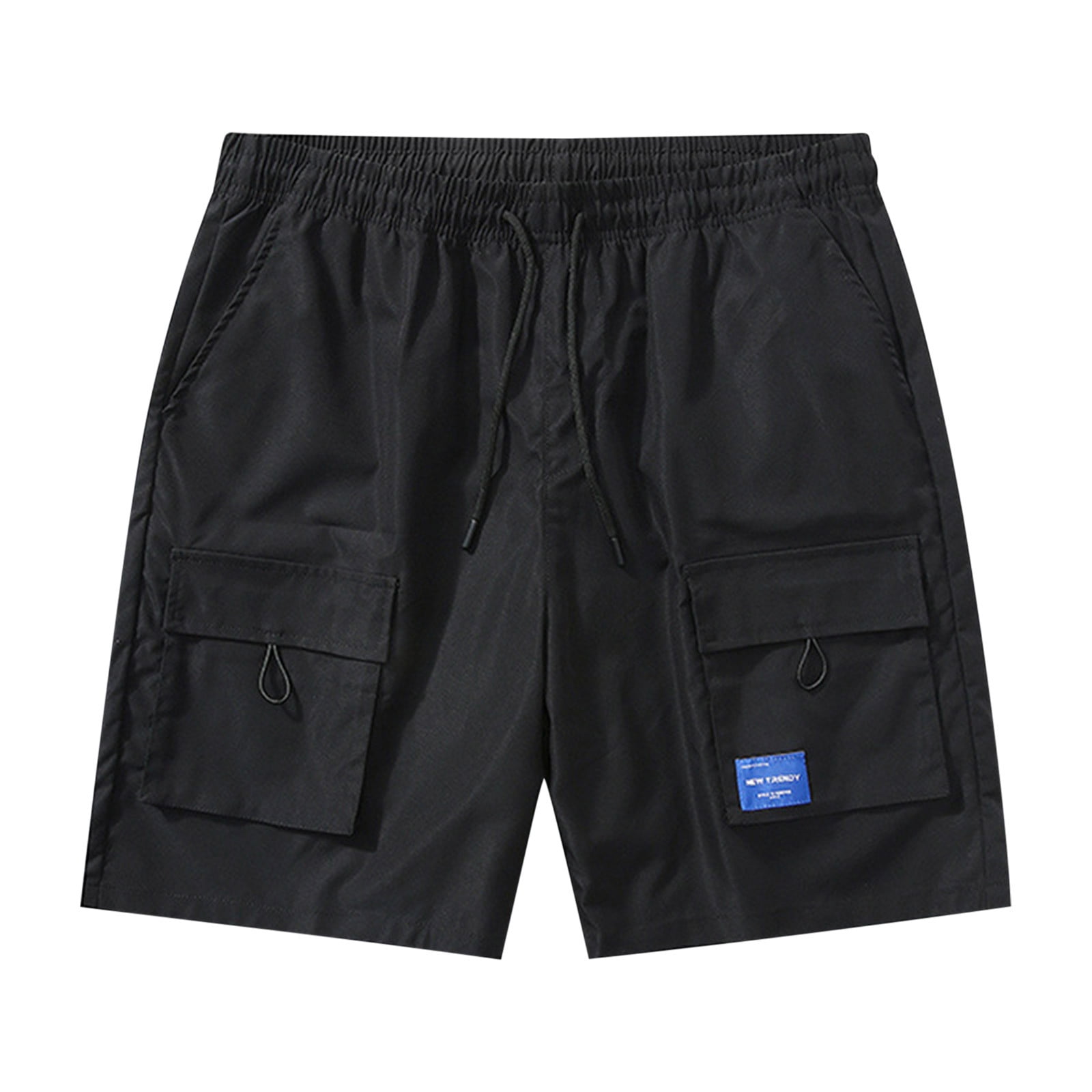 Yaoyar Mens Summer Cargo Shorts Solid Color Workwear Shorts Outdoor ...