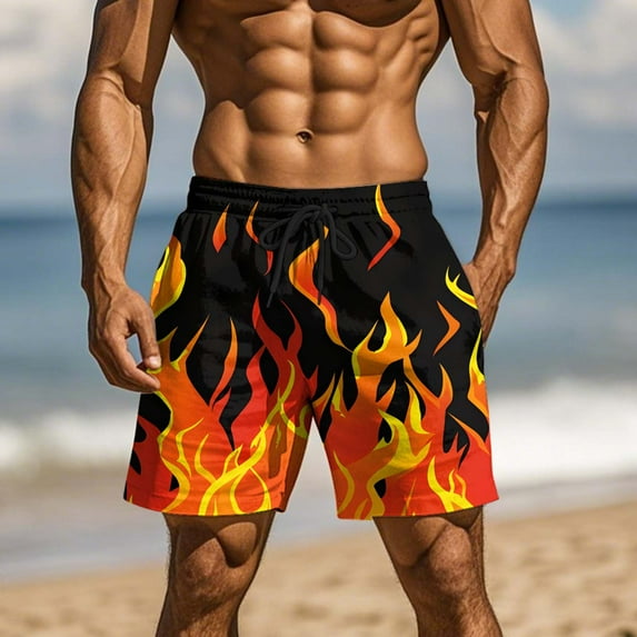 Yaoyar Mens Summer Classic Fit Walking Hiking Shorts Casual Homewear ...