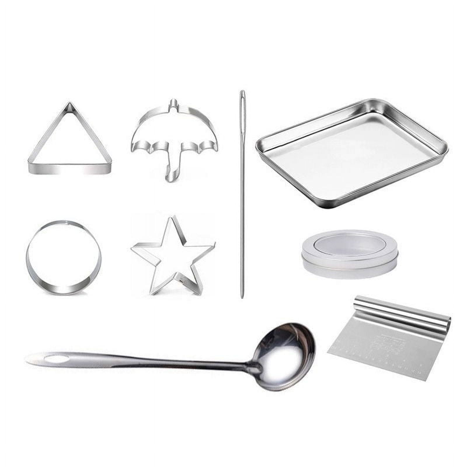 Yaoyar Metal Cookie Cutters Set, 11PcsTiny Stainless Steel Biscuit ...