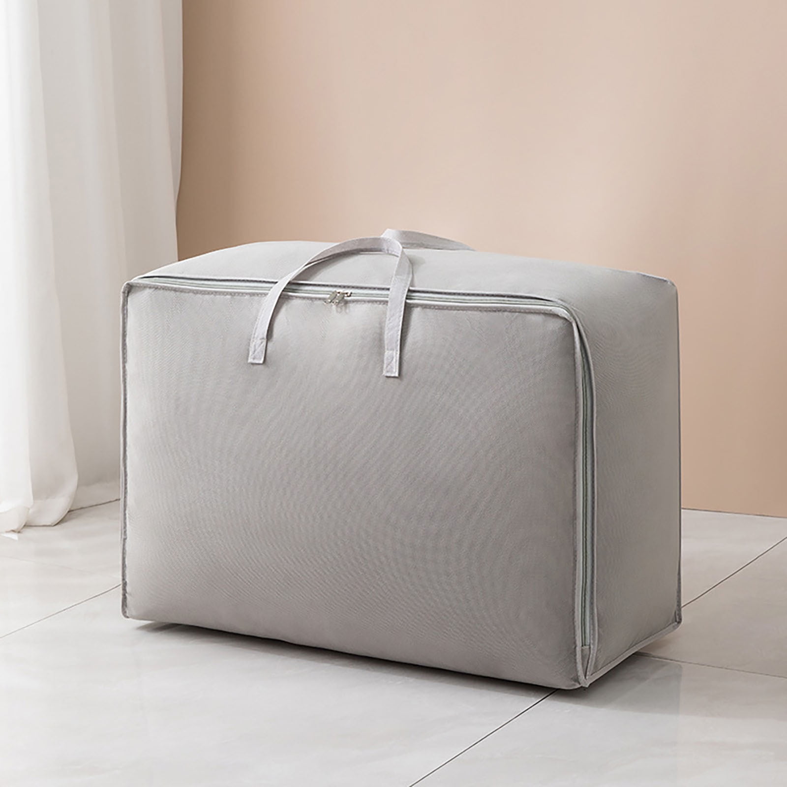 Yaoyar Soft Canvas Storage Bags with Zipper Thick Breathable, Large Bag ...