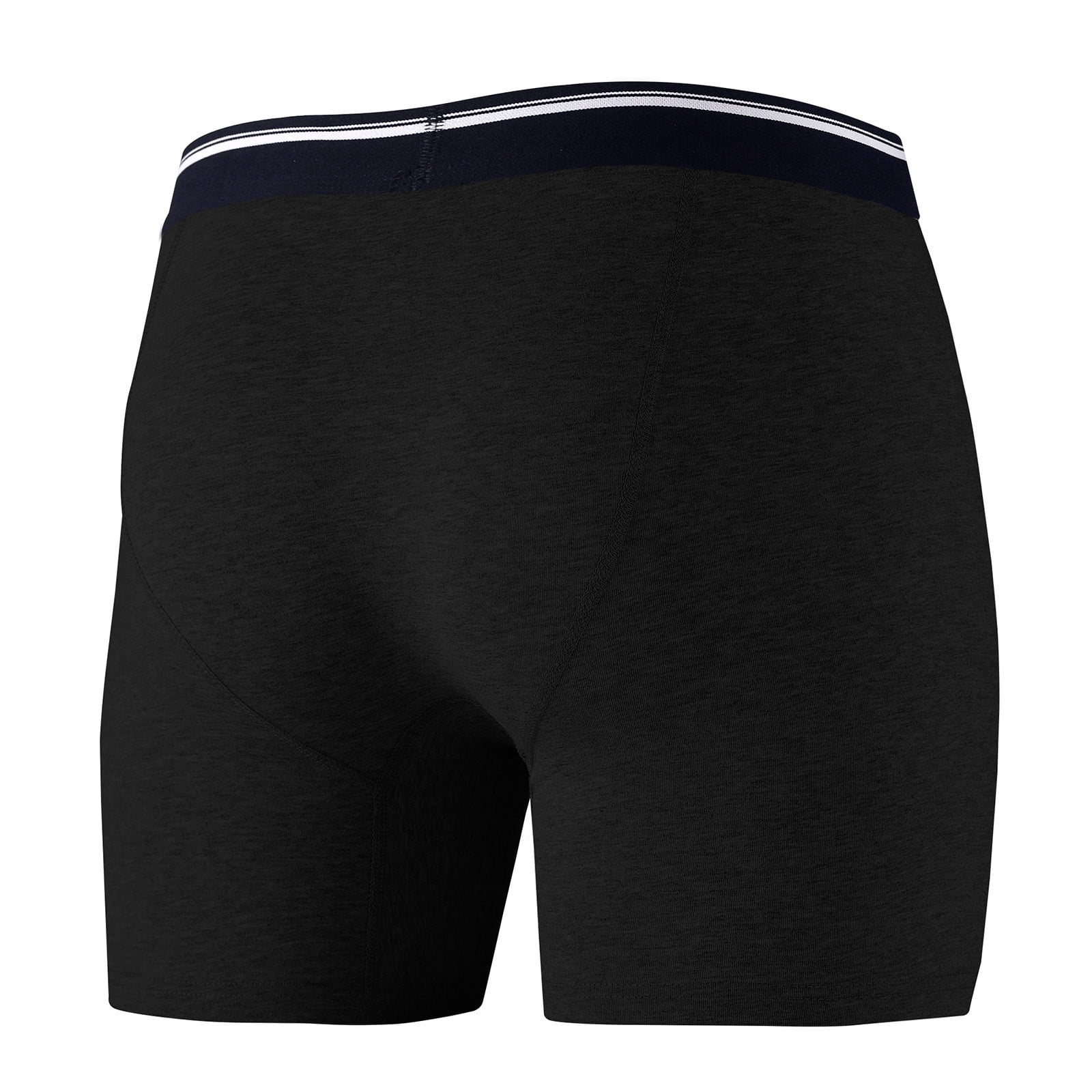 Yaoyar Solid Color Boxer Briefs Mens Underwear Soft Cotton Open Fly ...