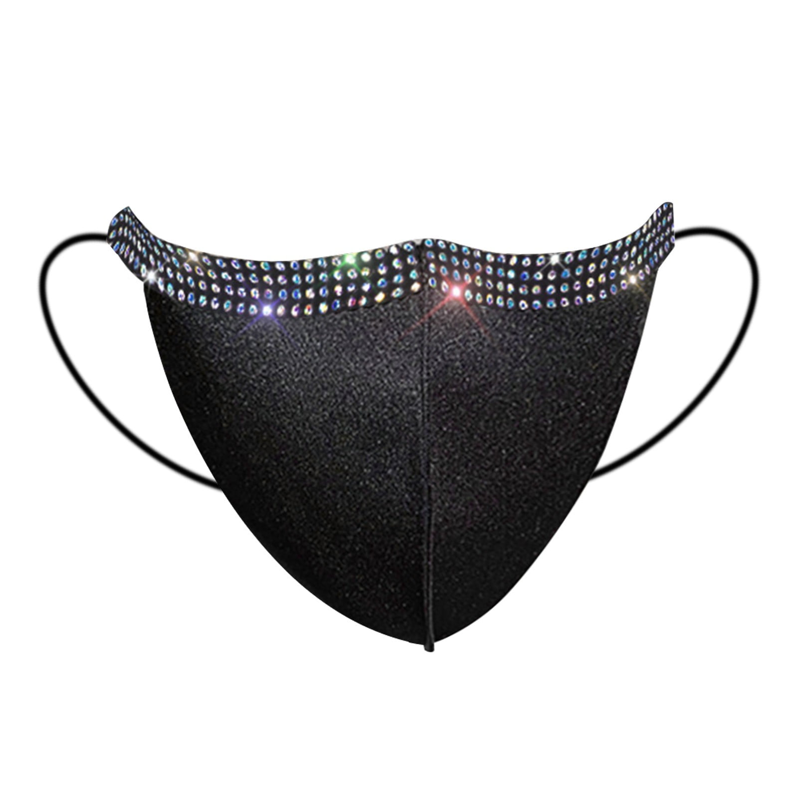 Yaoyar Sparkly Sequins Mouth Masc Fashion Designer Glitter Face Cover ...