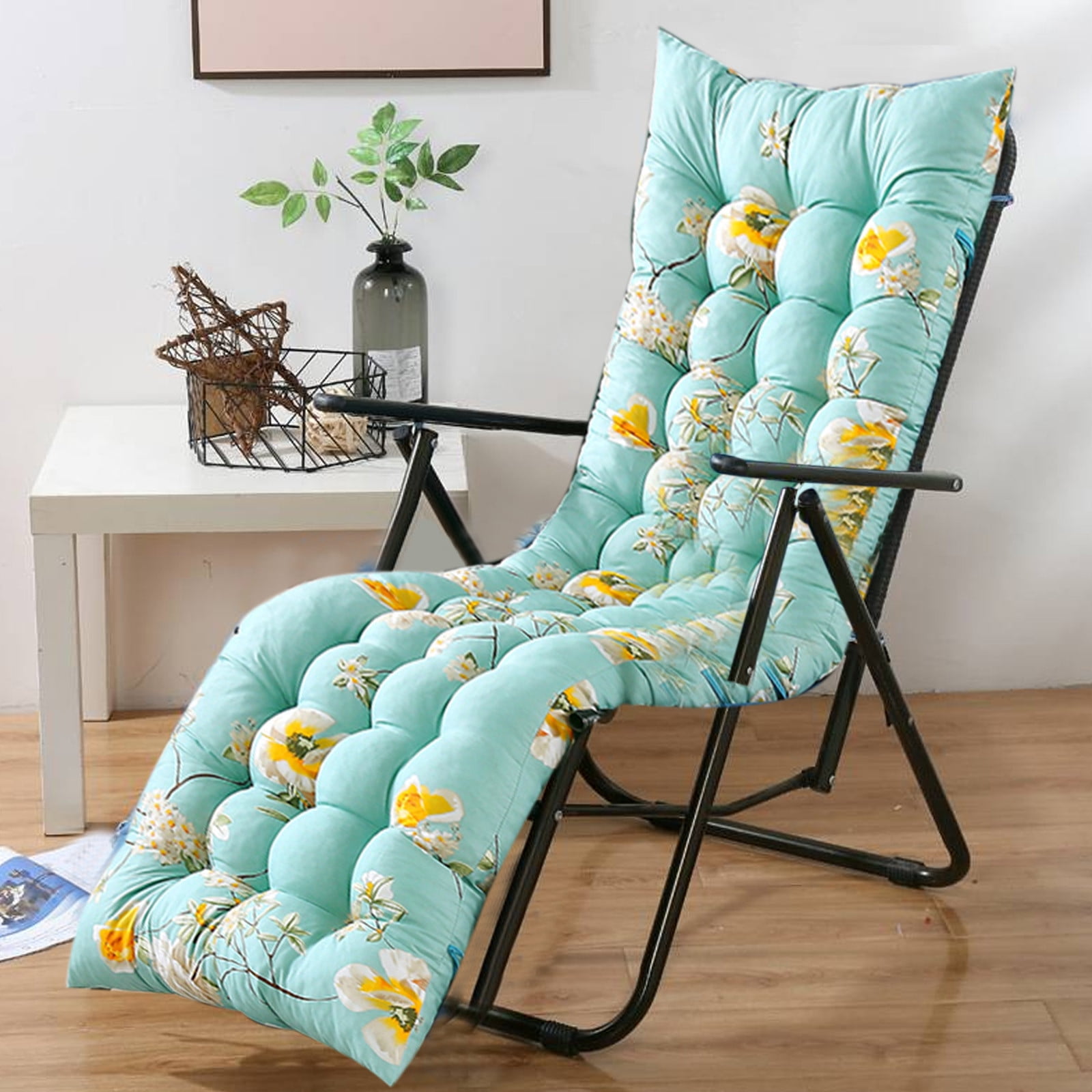 Yaoyar Sun Lounger Chair Cushions, Patio Cushions Chaise Outdoor ...