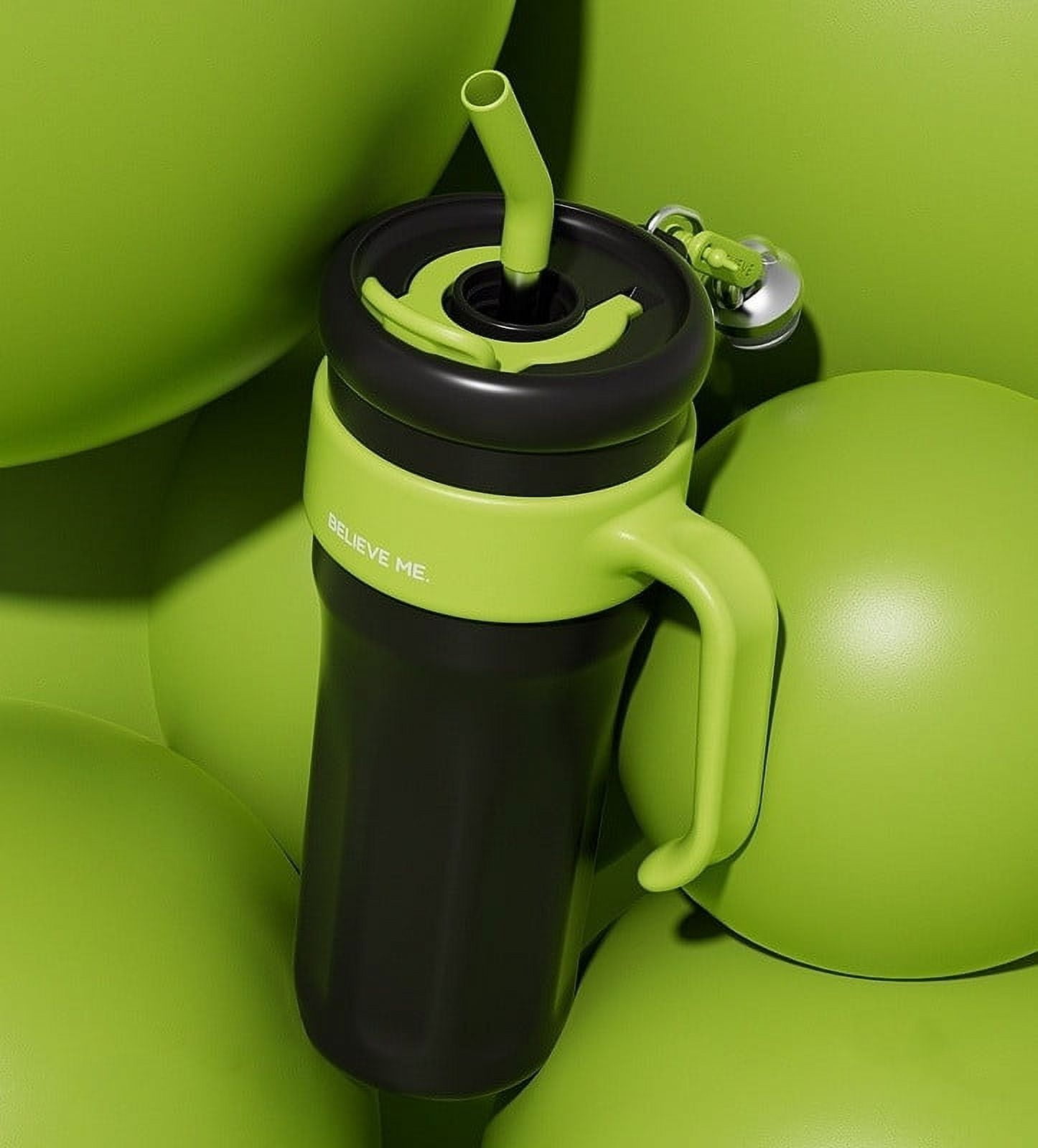 Yaoyar Water Bottle Flask 40oz Flask Tumbler Tumbler Mug Double Walled ...