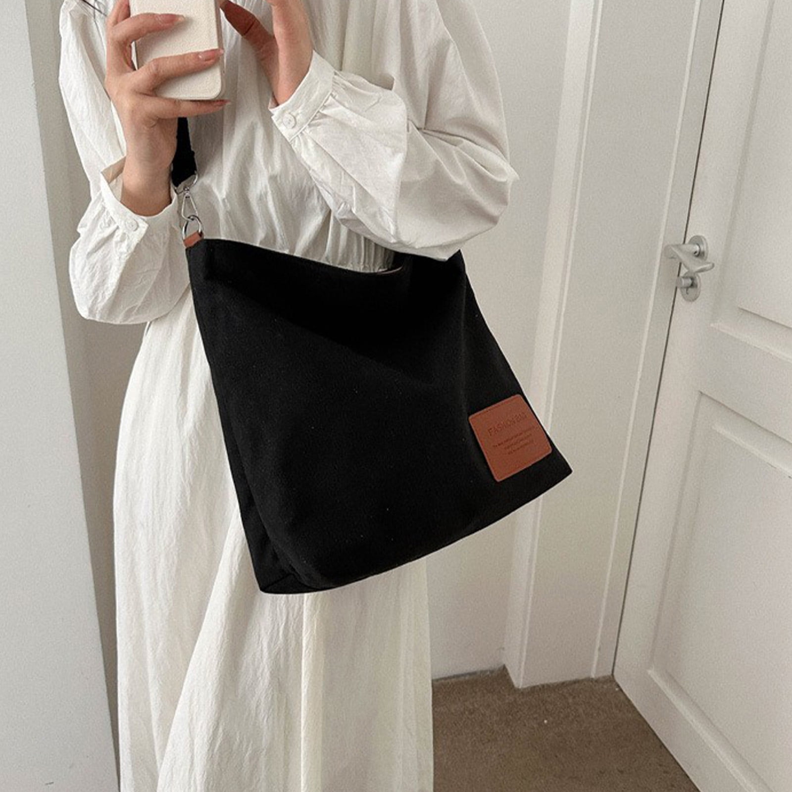Yaoyar Women Canvas Tote Handbags Casual Shoulder Work Bag Crossbody ...