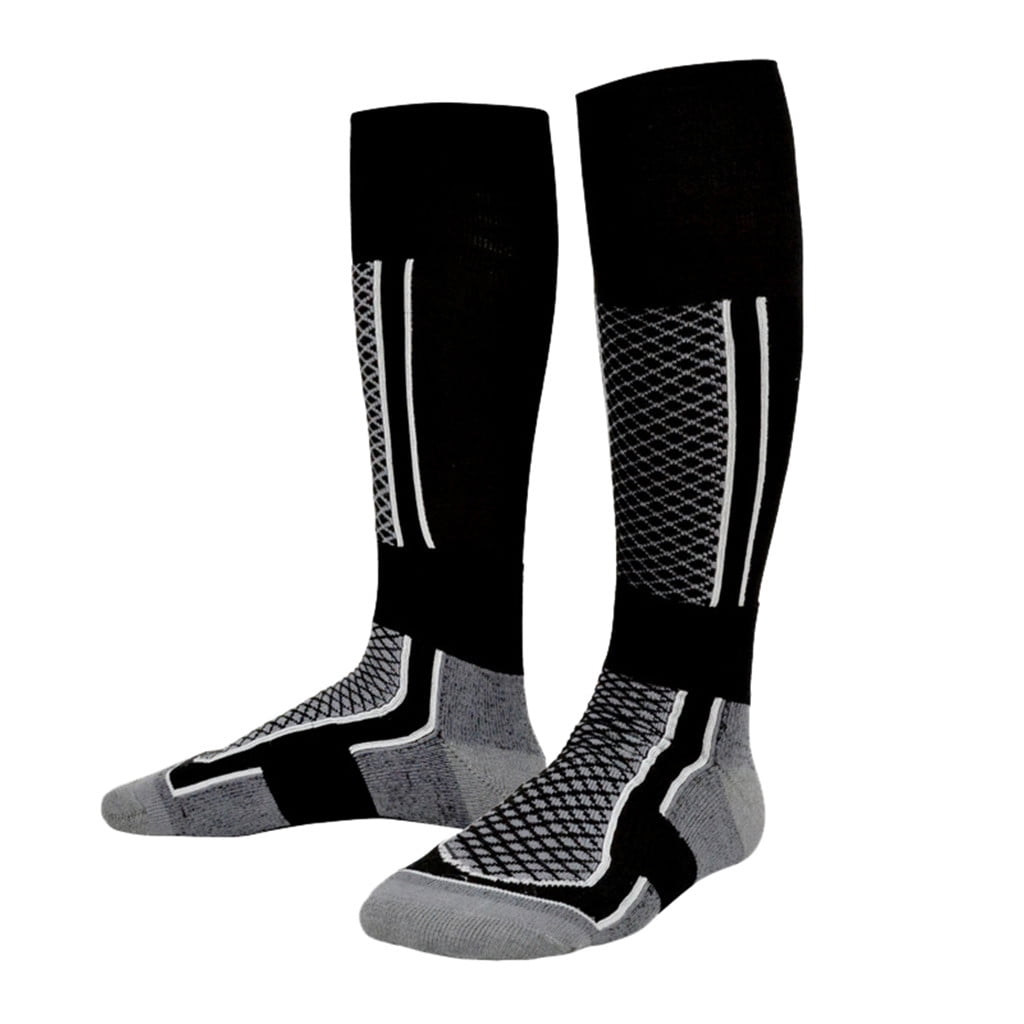 Yaoyar Wool Ski Socks for Snowboarding, Full Cushioned Winter Thermal ...