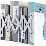 Expandable Book Organizer with Pen Holder, Happon Book Ends for Heavy ...