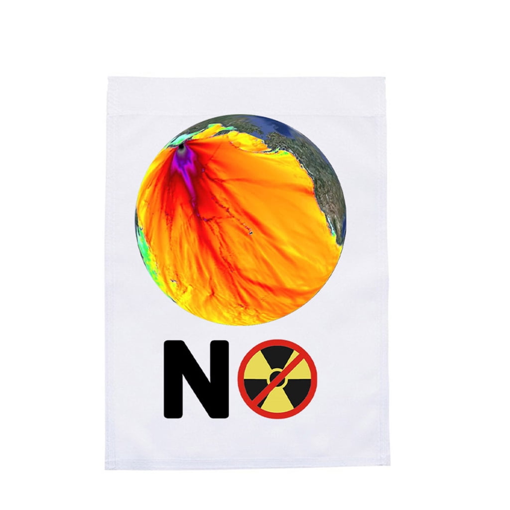 Yard Decorative Flag Anti Nuclear Pollution, Sustainable Fabric, Stand ...