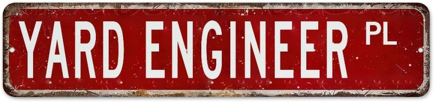Yard Engineer 4"x16" Metal Signs Hanging Shop Patio Kitchen Wall Decor ...
