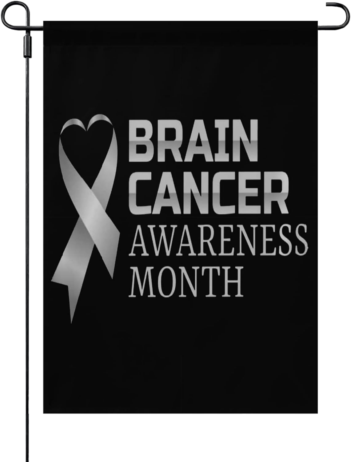 Yard Flags Brain Cancer Awareness Outdoor Flags Double Sided, Retro ...