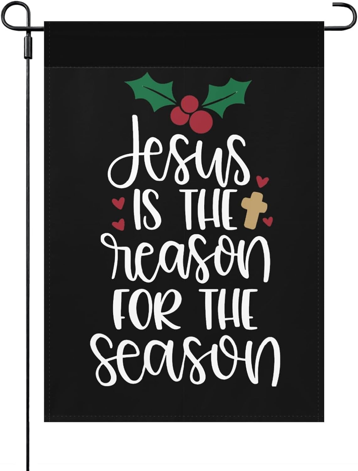 Yard Flags Jesus Is The Reason For The Season Garden Flags Double Sided ...