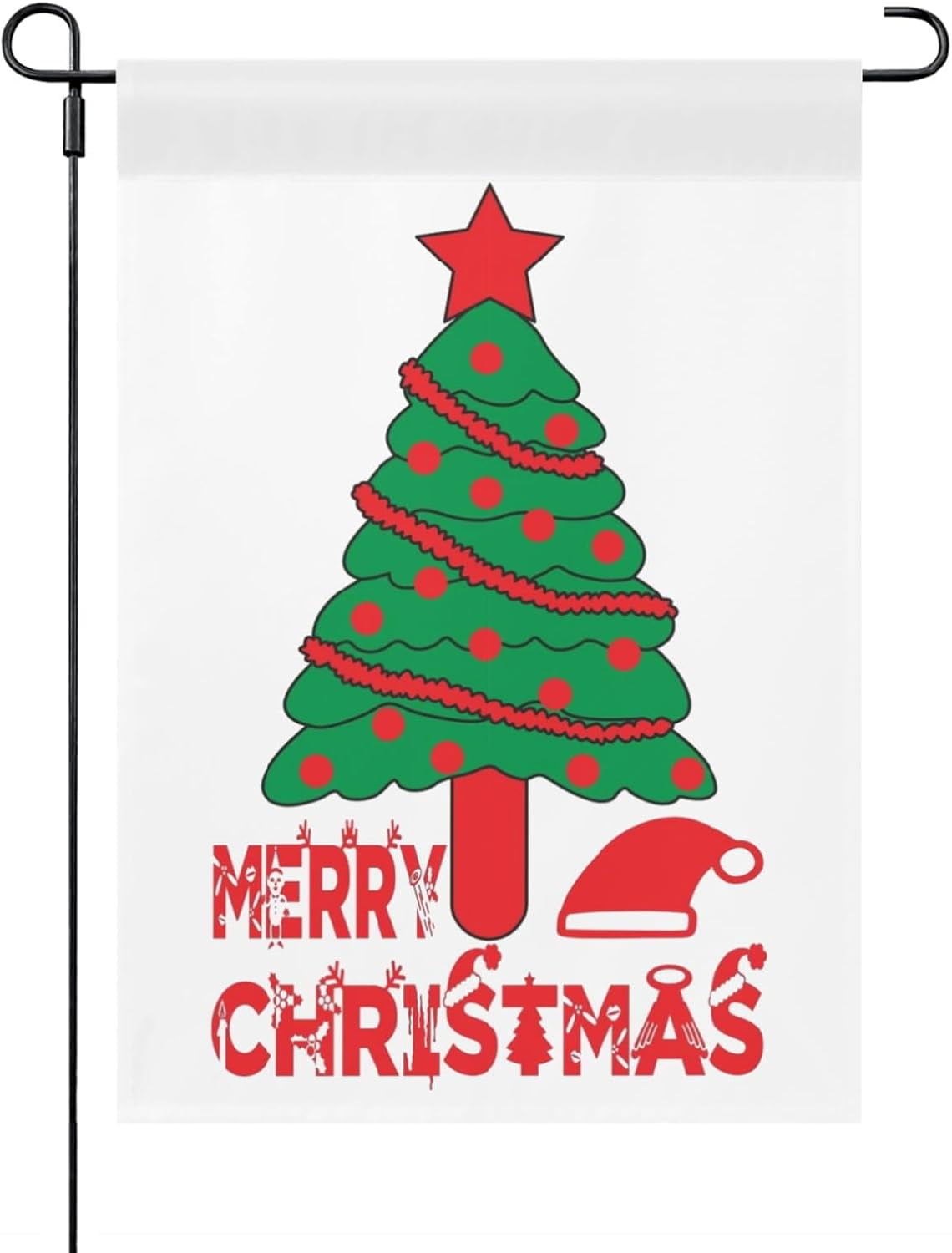 Yard Flags Merry Christmas Yard Flags, Cute Outdoor Flags Double Sided ...